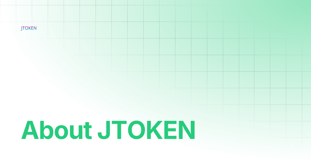 About JTOKEN | JTOKEN