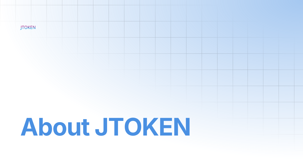 About JTOKEN | Video Encoder Pro | JTOKEN
